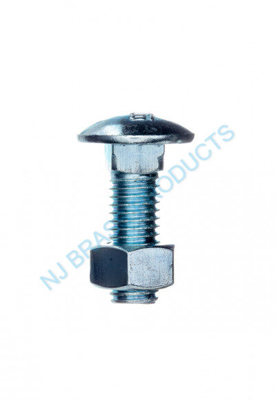 Galvanised Cup Head Bolts - Brass Plumbing Fitting