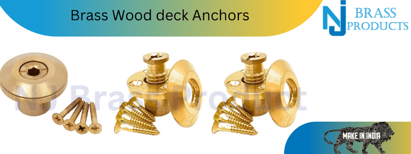 Brass Wood Deck Anchors - Brass Plumbing Fitting