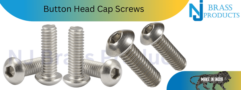 Button Head Cap Screws - Brass Plumbing Fitting