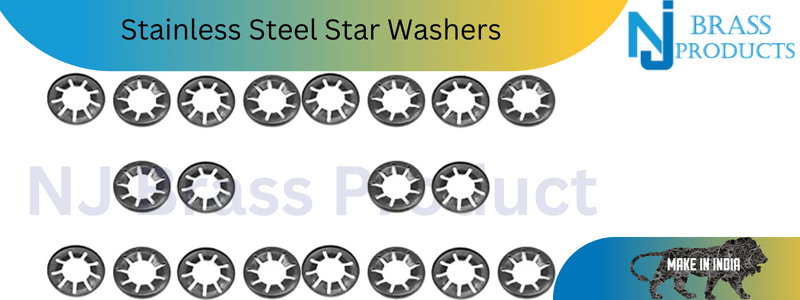 Stainless Steel Star Washers - Brass Plumbing Fitting
