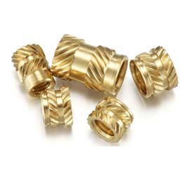 Brass Knurling Inserts - Brass Plumbing Fitting